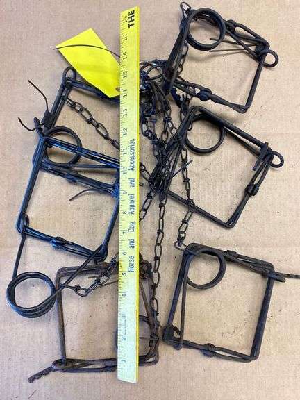 Lot of 6 - 110 Conibear Single Spring Traps Animal Foot - Bartkus ...