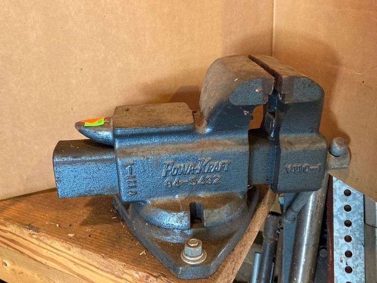 Power Kraft Vise 4" Jaw Anvil 84-5432 --Bring Tools to remove it from ...