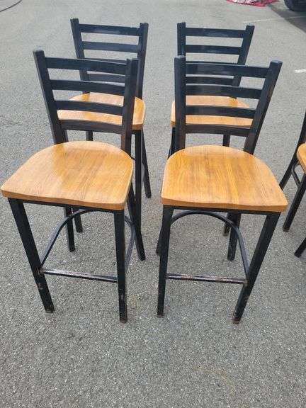 4 Commercial Bar Stools - Web Online Auctions