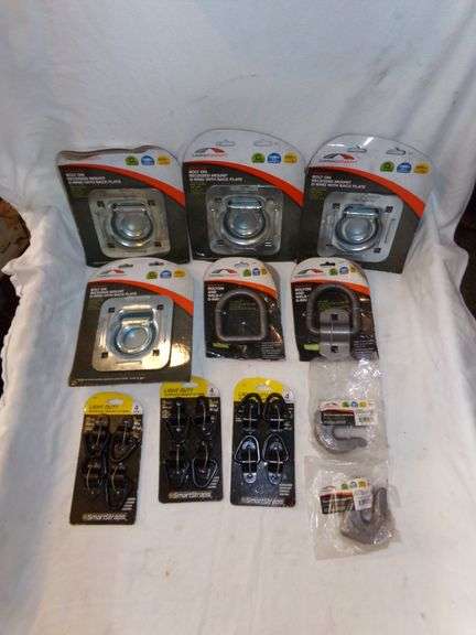 New Cargo Smart D-Ring, Back Plate Surface Mount Forged Grab Hook - Web ...