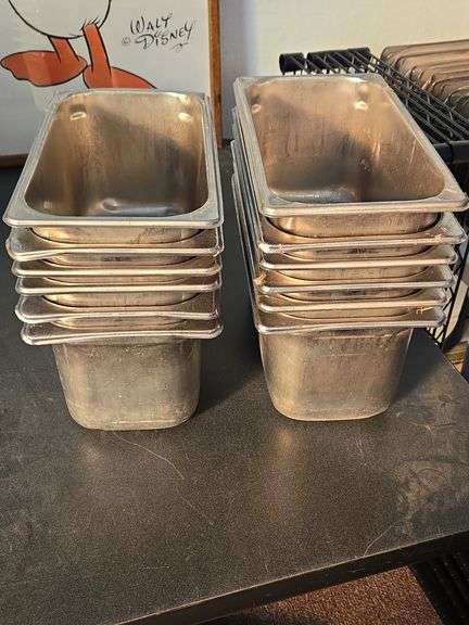 12 Stainless Steel Steam Table Inserts, 12x6 Third Size - Web Online ...