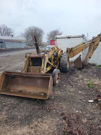 International 3414 Industrial Backhoe As Is - Web Online Auctions