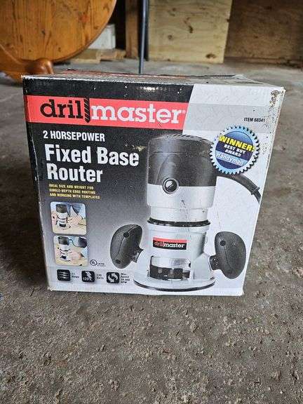 Drill Master 2 HP Fixed Base Router - Web Online Auctions