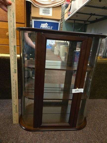 Mirrored Curio Cabinet Display - Web Online Auctions