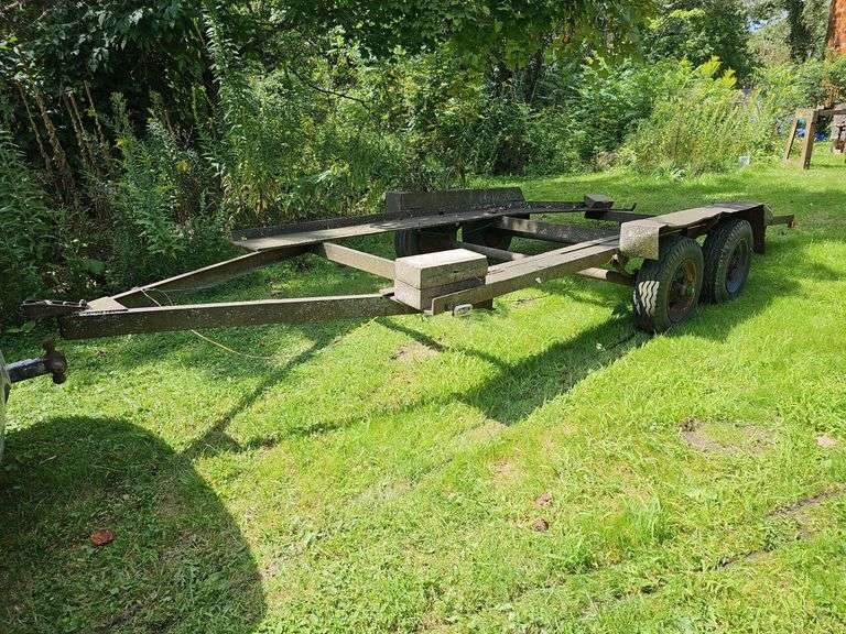 Steel Tandon Axel Trailer (House Trailer Axels) Poor Condition One ...