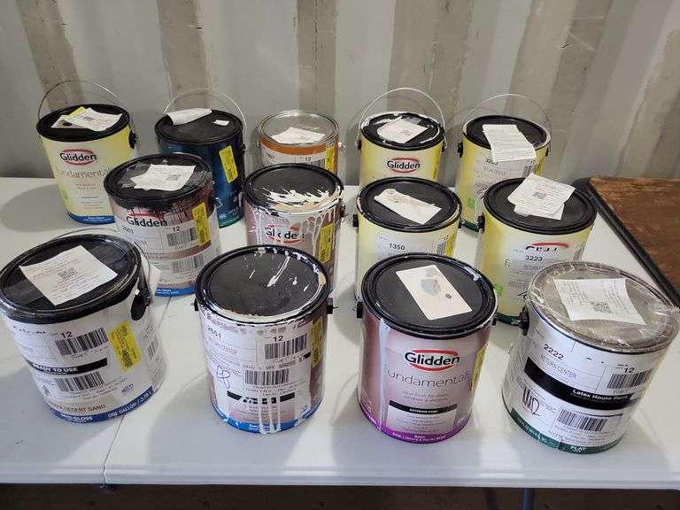 13 Gal Mis-mixed and Used Paint - Web Online Auctions