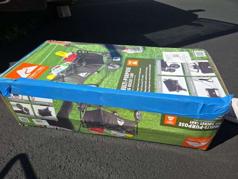 Ozark Trail Multi Purpose Big Bucket Cart - Web Online Auctions