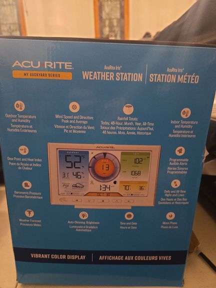 Bass Pro Shop Acu-Rite Iris Weather Station - Web Online Auctions
