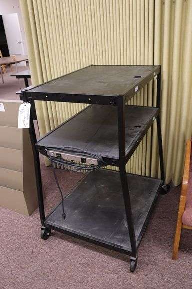 24" x 30" AV cart - Backes Commercial Auctioneers
