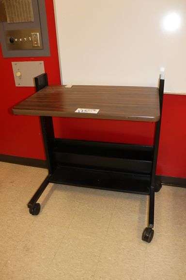 24" x 36" portable AV cart - Backes Commercial Auctioneers