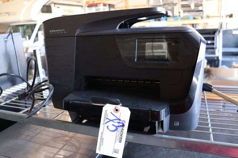 HP Office Jet 8710 printer - Backes Commercial Auctioneers