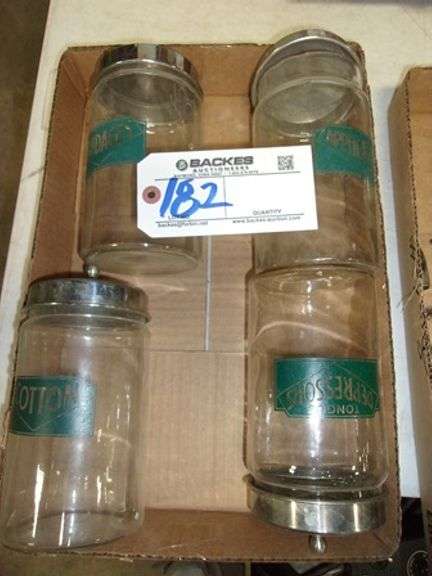Vintage medical jars - Backes Commercial Auctioneers
