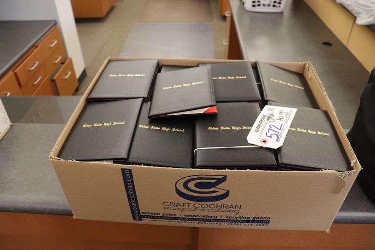 Box to go - Cedar Falls High School diploma booklets - Backes ...