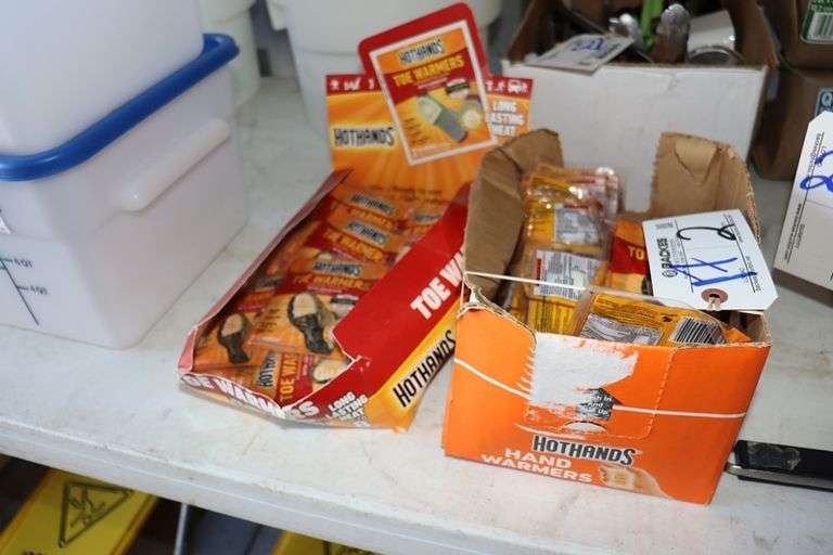 2 boxes to go - Hot Hand toe warmers - expired - Backes Commercial ...