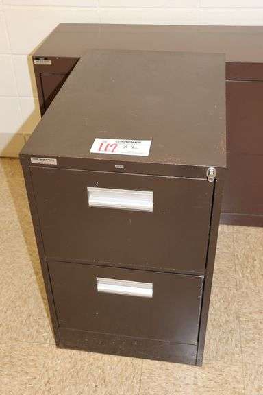 Times 2 - 36" lateral 2 drawer file cabinet and Hon 2 drawer file ...