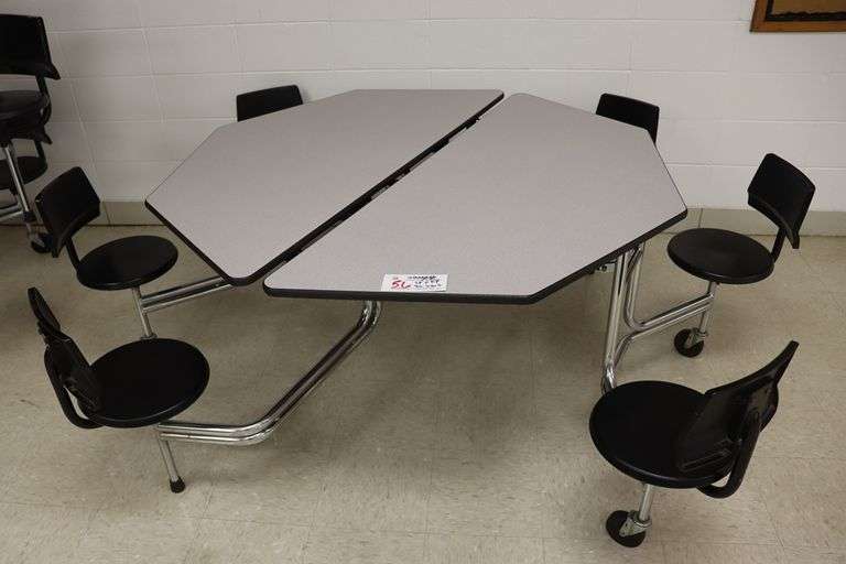 Times 2 - SICO 6 seat TC-65 graduate tables - Backes Commercial Auctioneers