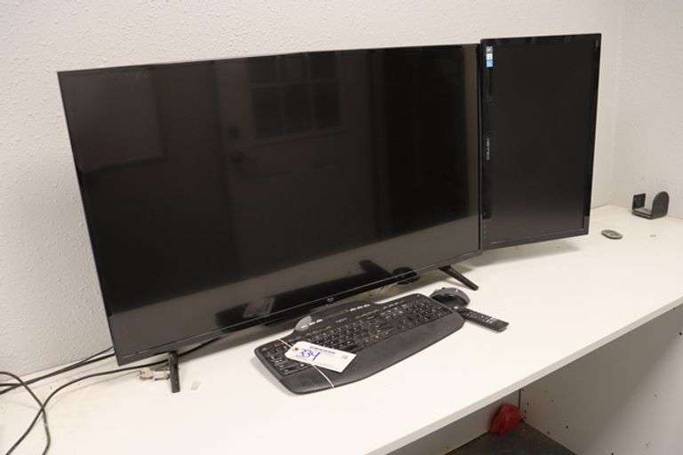 All to go - 50" fire TV, ViewSonic 27" monitor, keyboard, & more ...