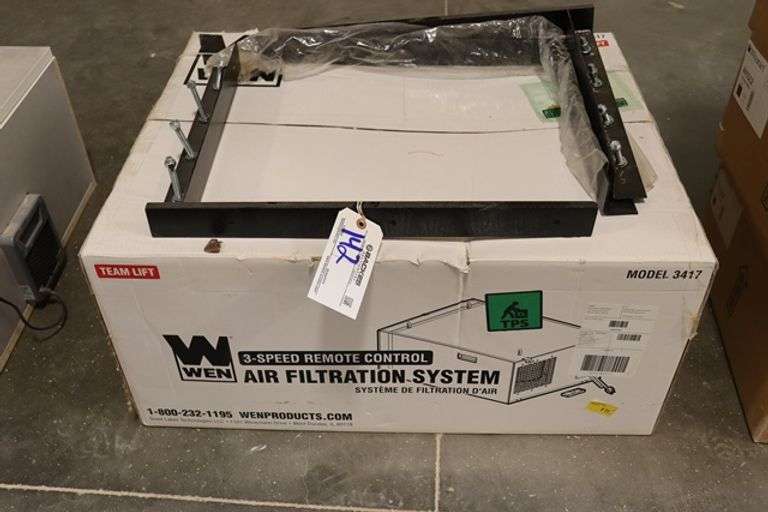 New Wen 3417 air filtration system with 3 speed remote control - does ...