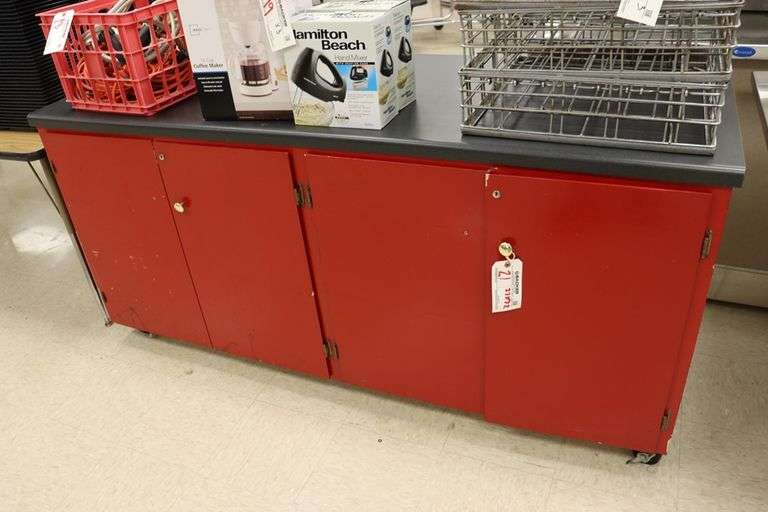 27" x 72" pine portable base cabinet with laminate top - Backes ...