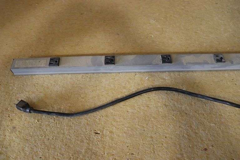70" long electrical strip plug - Backes Commercial Auctioneers