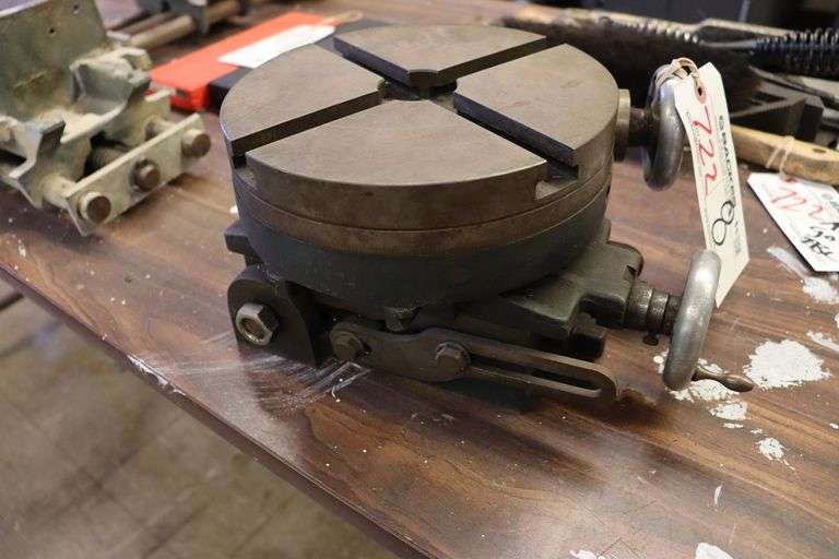 Model 84H93 8" rotary base/table - Backes Commercial Auctioneers