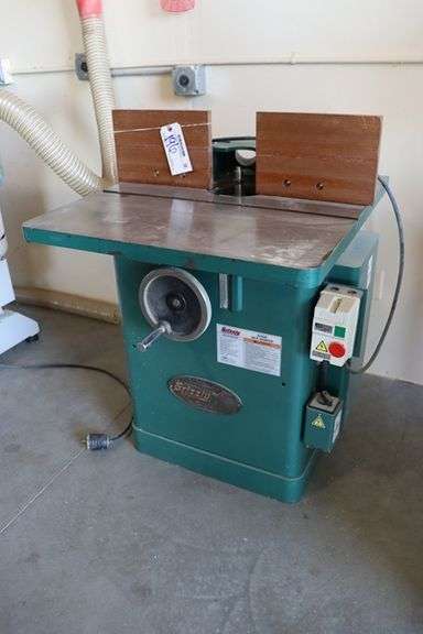 2007 Grizzly G1026 shaper - 3 HP - 220 volt - 1 phase - 3,450 RPM ...
