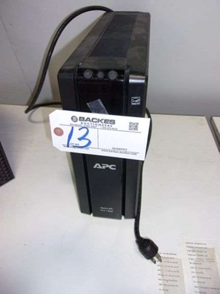 APC battery backup - Backes Commercial Auctioneers