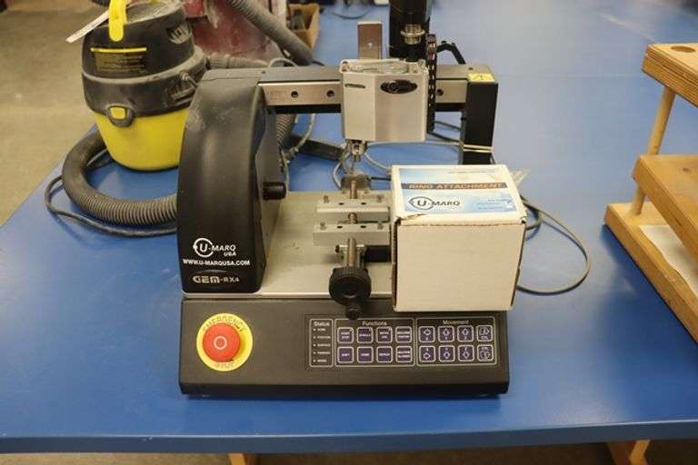 U-Marq GEM-RX4 engraving machine - untested - Backes Commercial Auctioneers