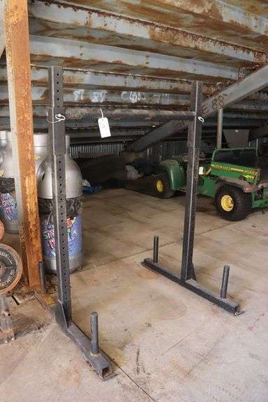 52" Wide x 72" Tall training yoke rack - no weights included - Backes ...