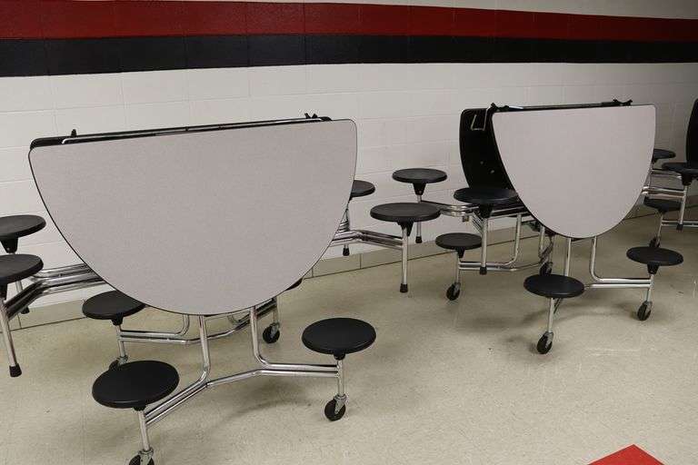Times 7 - SICO round 8 seat TC-65 graduate tables - Backes Commercial ...