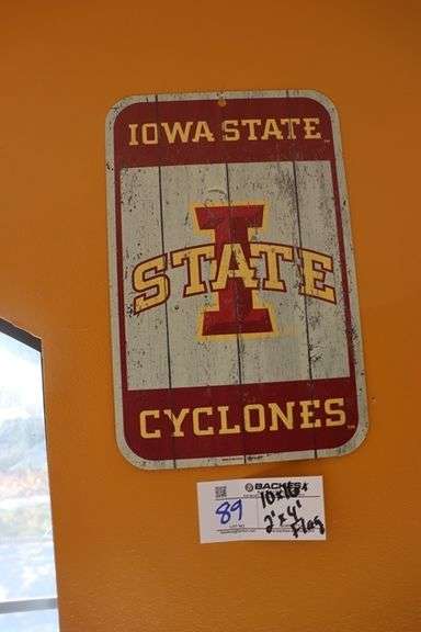 Pair to go - 10" x 16" ISU sign & 2' x 4' ISU flag - Backes Commercial ...