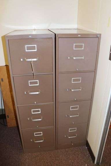 Times 2 - Hon 4 drawer file cabinets - buying without keys - Backes ...