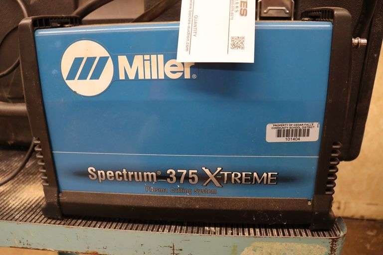 Miller Spectrum 375Xtreme with Ice 27T torch with case - Backes ...