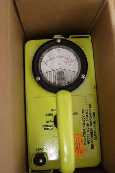 CDV-777-2 radiation detection kit - Backes Commercial Auctioneers