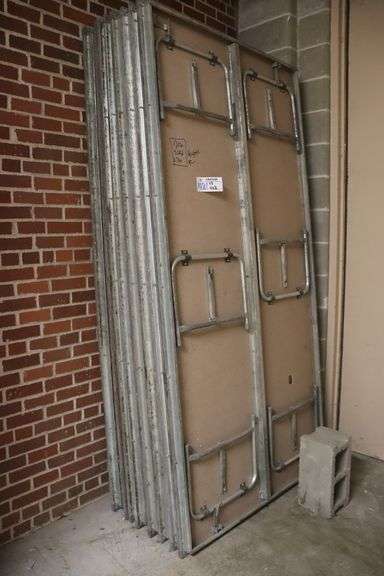 Times 8 - 4 ft x 8 ft aluminum framed staging platforms - Backes ...