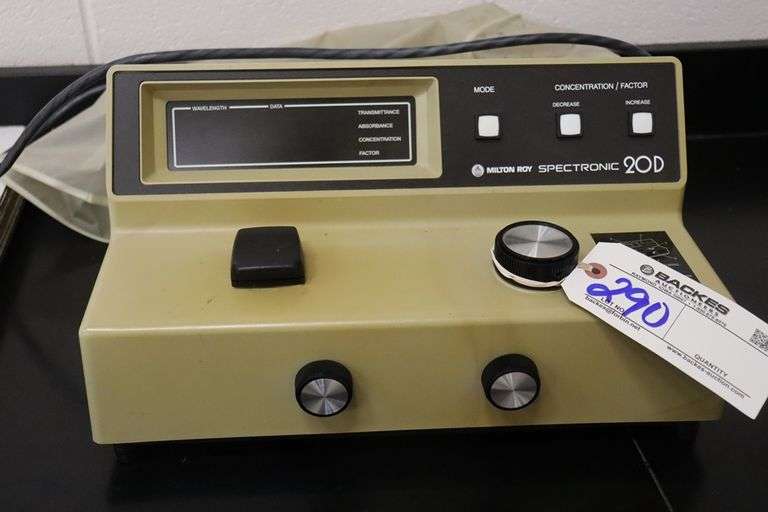 Milton Roy Spectronic 20D - Backes Commercial Auctioneers