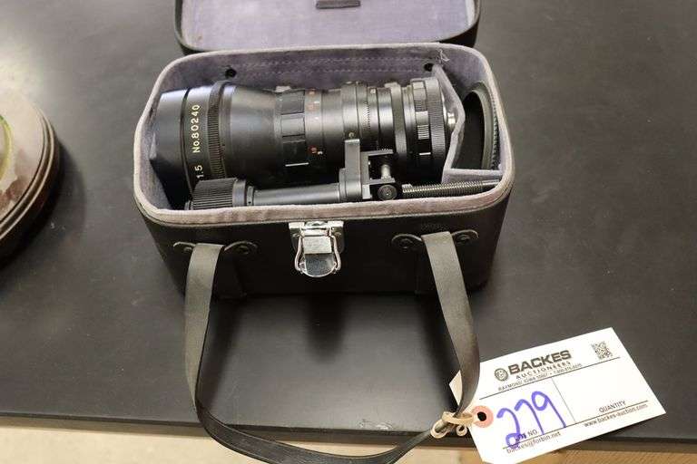 Ampex Vidicon zoom lens - 225-90mm #80240 - Backes Commercial Auctioneers