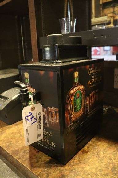 Crown Royal 2 bottle counter top refrigerated dispenser - Backes ...
