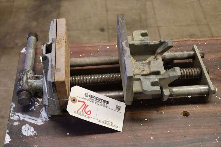 Wilton 7" wide x 8" long vise - # W-9-63 - Backes Commercial Auctioneers