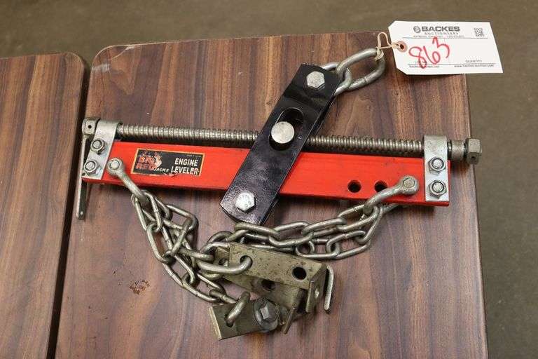 Big Red Jacks engine leveler - Backes Commercial Auctioneers