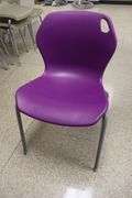 Times 11 - Smith Systems purple stacking chairs - Backes Commercial Auctioneers