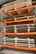 Times 2 Sections - 42" x 108" x 144" tall sections of pallet racking ...