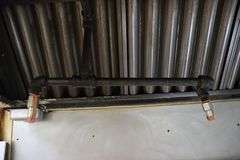 Ansul R-102 wet fire suppression - panel, tank & nozzles - the hood is ...