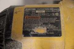 DeWalt DW706 double bevel 12" compound miter saw - Backes Commercial ...