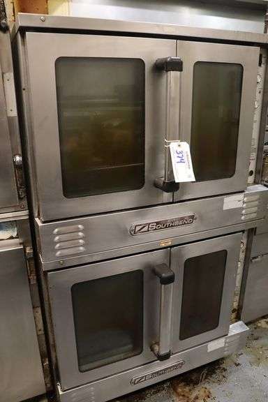 Southbend stack of gas convection ovens - B Series - top oven works ...