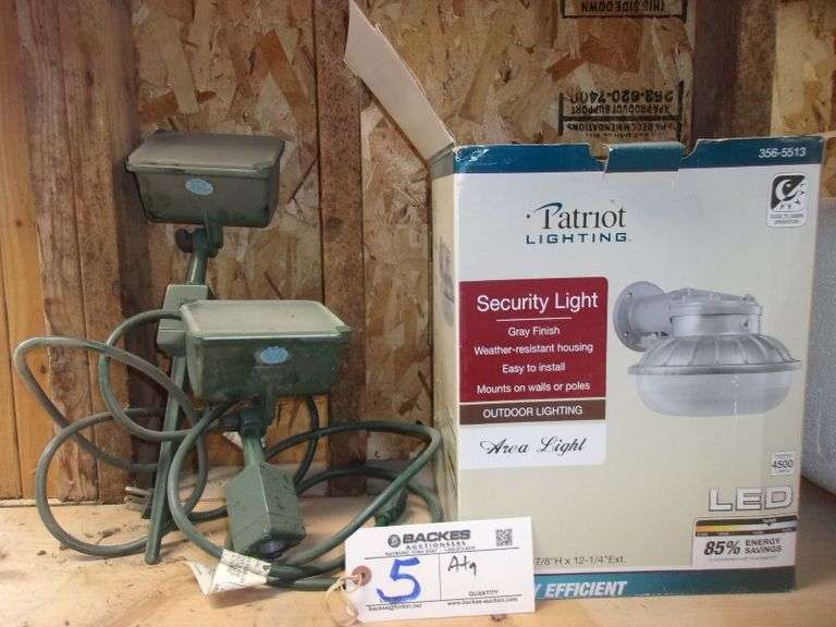 All to go lights, one new - Backes Commercial Auctioneers