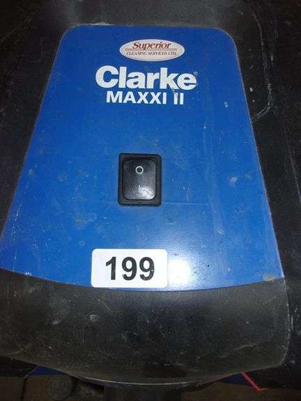 Clark Wet Dry vacuum with squeegee - Backes Commercial Auctioneers