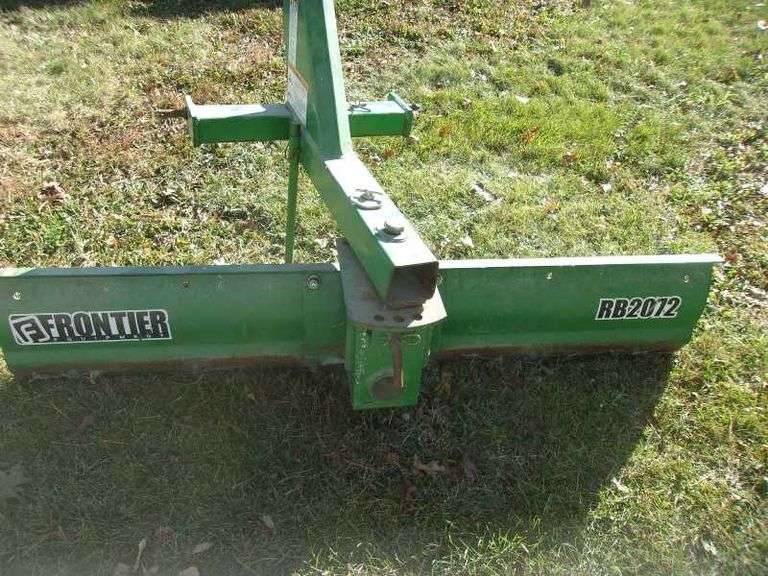 Frontier 72" 3 point rear blade - Backes Commercial Auctioneers