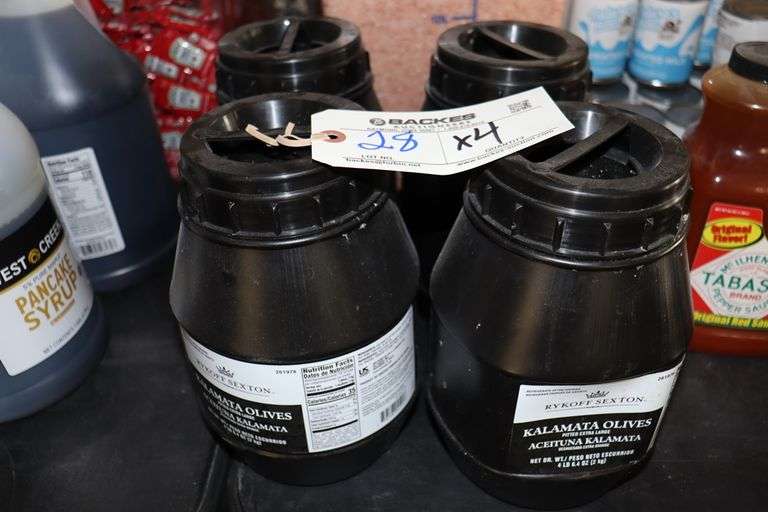 Times 4 - Rykoff Sexton 4 lb. 6.4 oz. olives - Backes Commercial ...