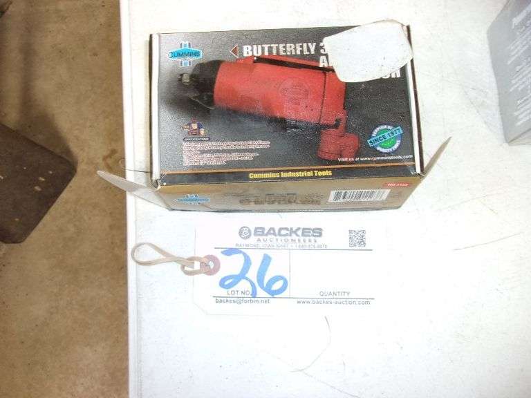 Butterfly air gun NEW - Backes Commercial Auctioneers